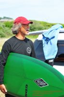 Claude Maki meets a surfboard designed like a fish. | risingmagazine