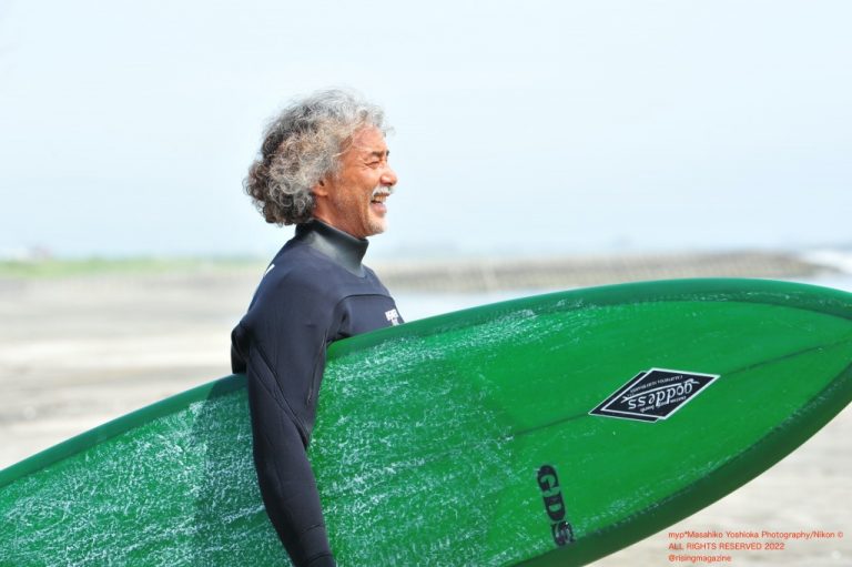 Claude Maki meets a surfboard designed like a fish. | risingmagazine